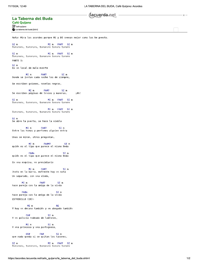 La Taberna Del Buda | PDF