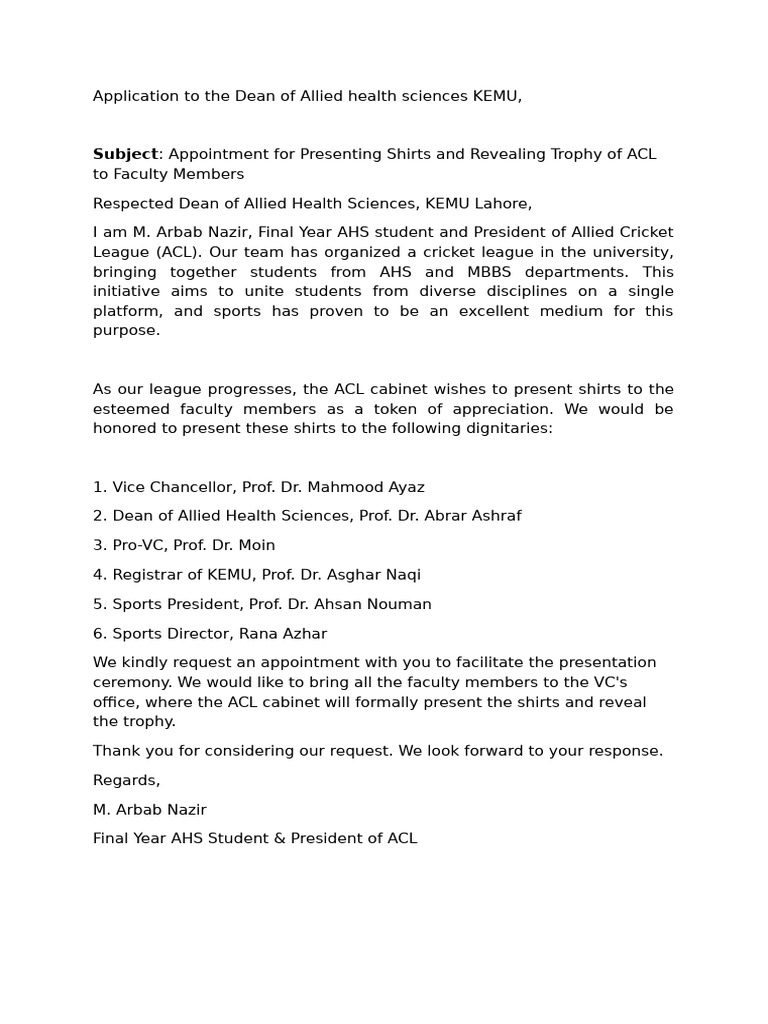 ACL Shirts Distribution App. | PDF