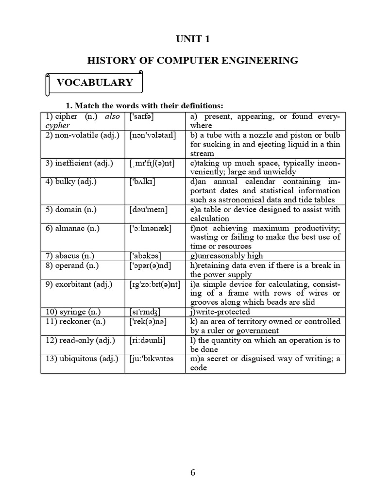 Малашенко English for IT Students. Part 1 | PDF | Random Access Memory ...