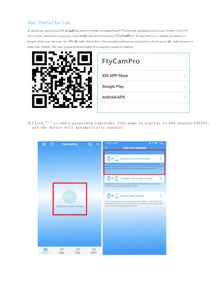 Ftycampro: App Installation | PDF | Radio | Electromagnetic Interference