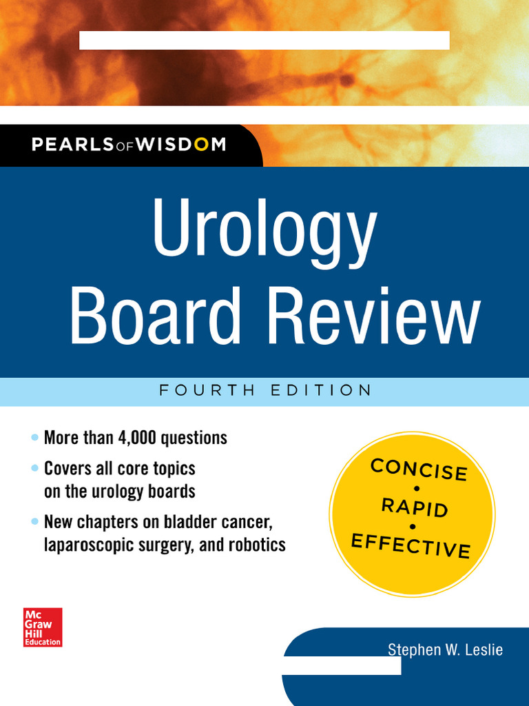 Urology Board Review Pearls of Wisdom (4th Edition) Leslie | PDF ...