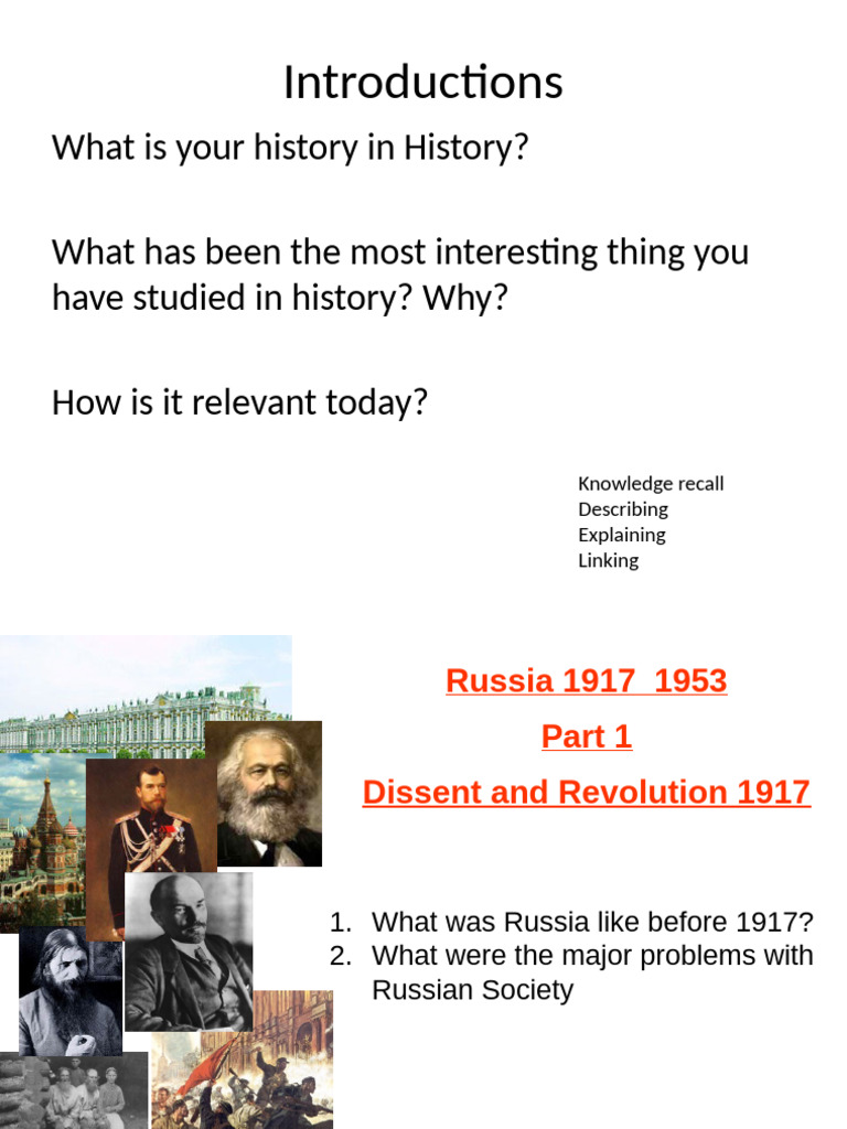 Russia's Revolutionary Changes 1881-1924 | PDF | Russian Revolution ...