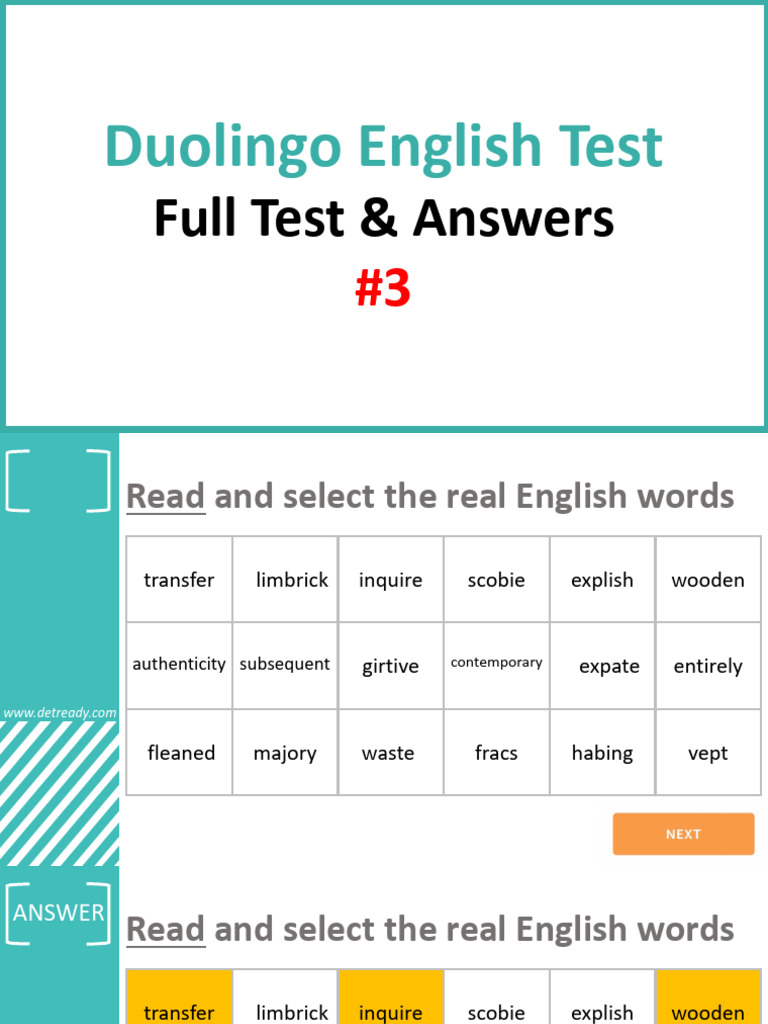 Duolingo English Test Overview | PDF | Astronomy | Major Depressive ...