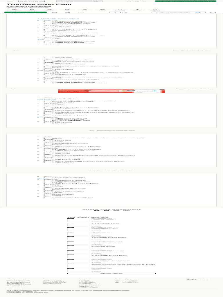 1 Haftalik Diyet Plani PDF | PDF