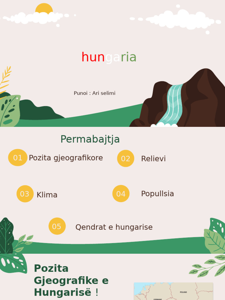 Hungaria Gjeografi | PDF