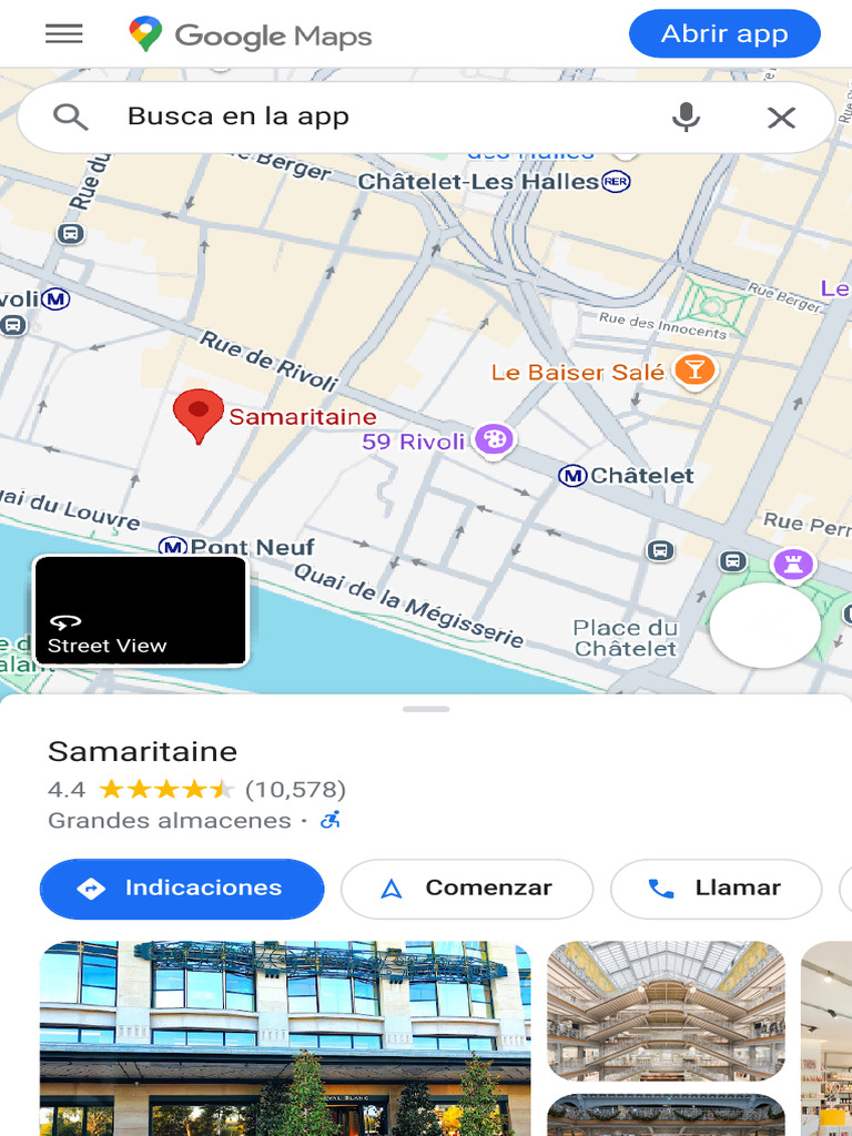 Samaritaine: Grandes Almacenes en Street View | PDF