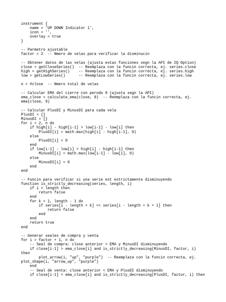 UP DOWN Indicator 1 | PDF