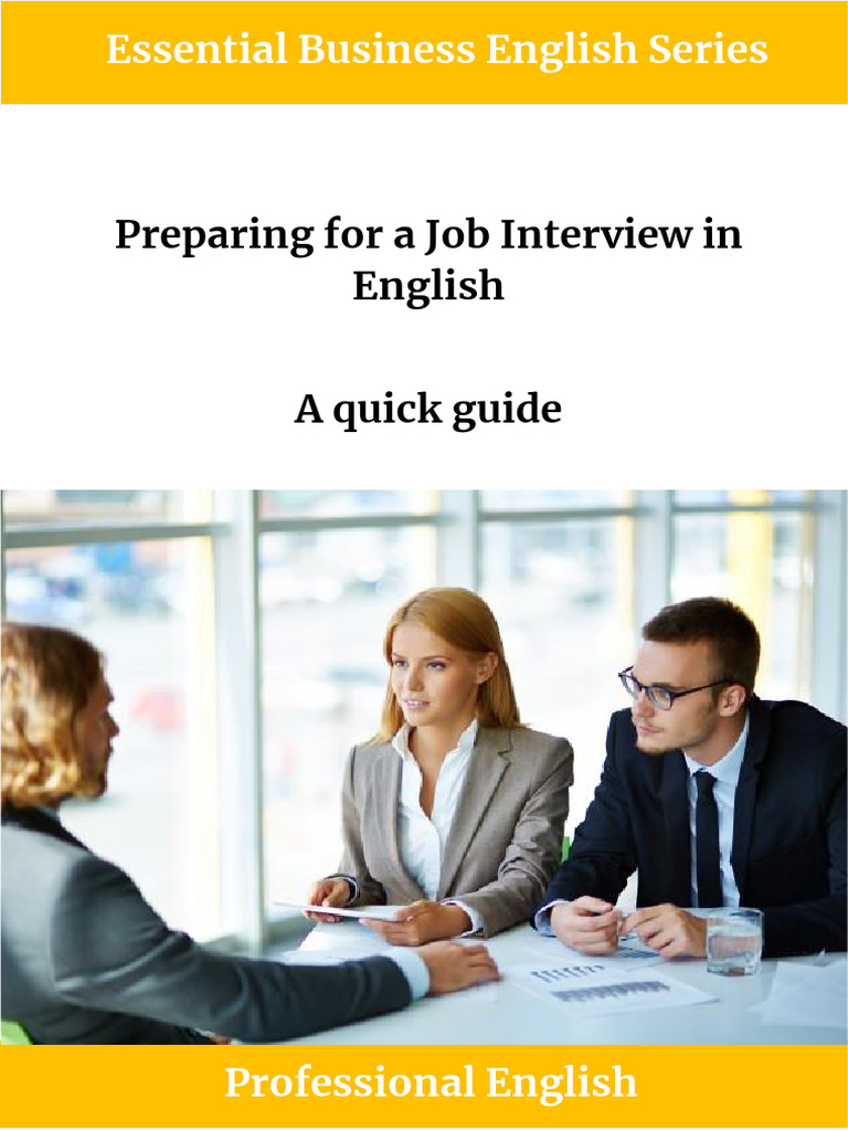 The Job Interview | PDF | Employment | Recruitment