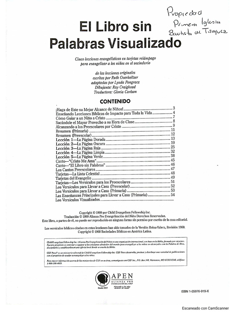 El Libro Sin Palabras Visualizado Pdf