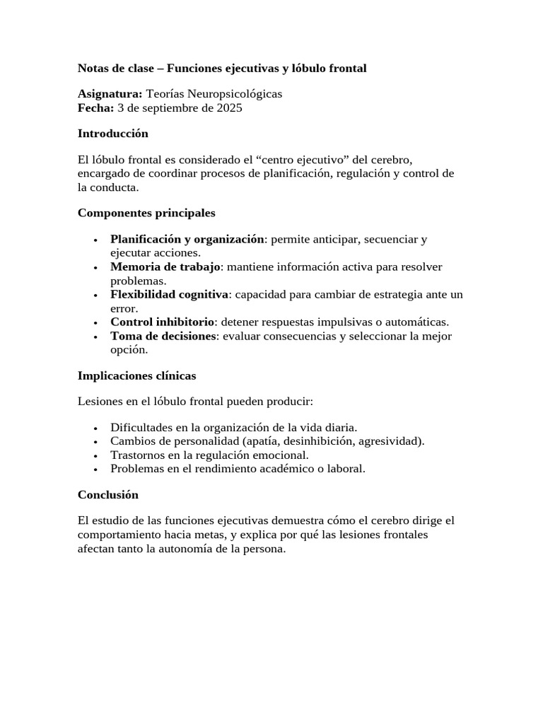 Notas de clases 2 | PDF