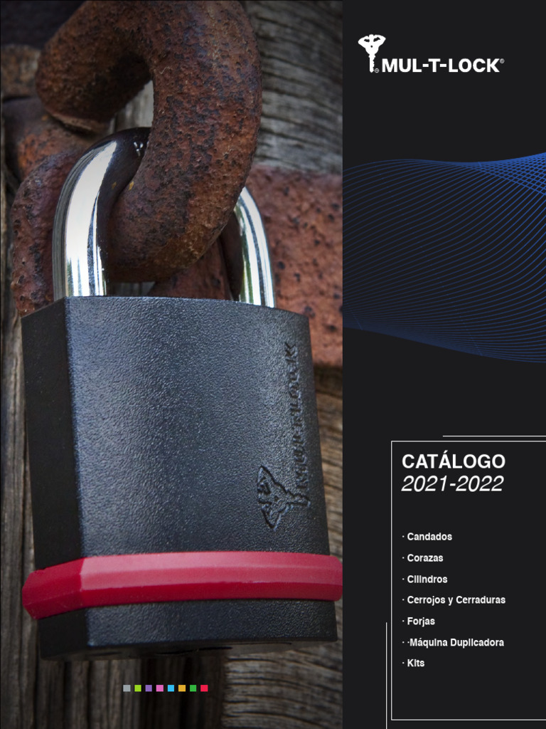 Catálogo de Cerraduras Mul-T-Lock 2021 | PDF | Rieles | Seguridad física