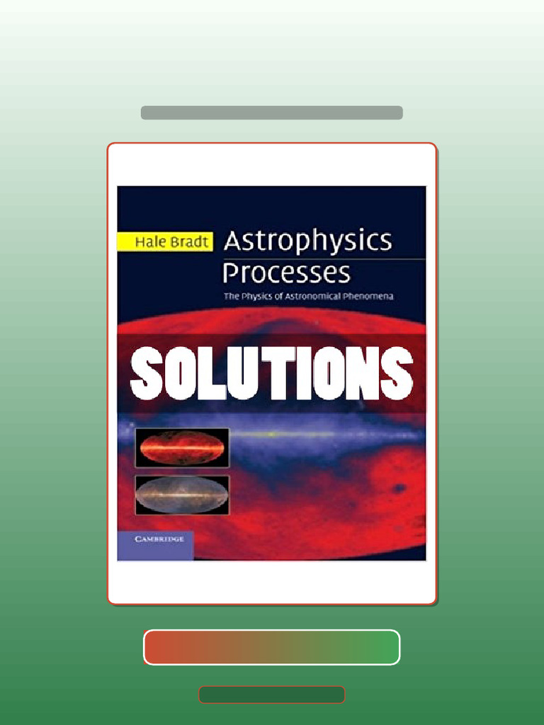 Astrophysics Processes The Physics of Astronomical Phenomena 1st ...