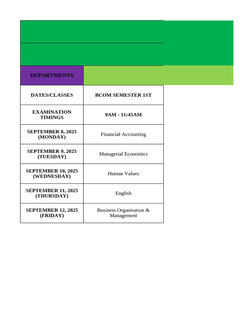 Updated Mse-1 Date Sheet Consolidated Pcte Campus 2 | PDF | Pharmacy ...