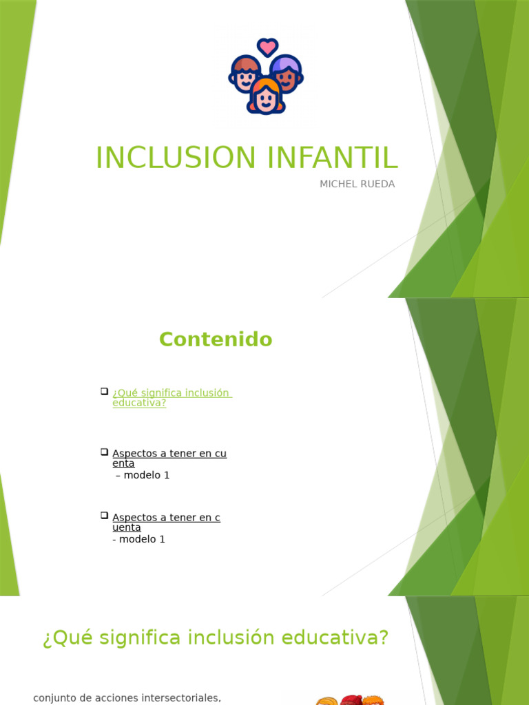 Inclusion Infantil | PDF