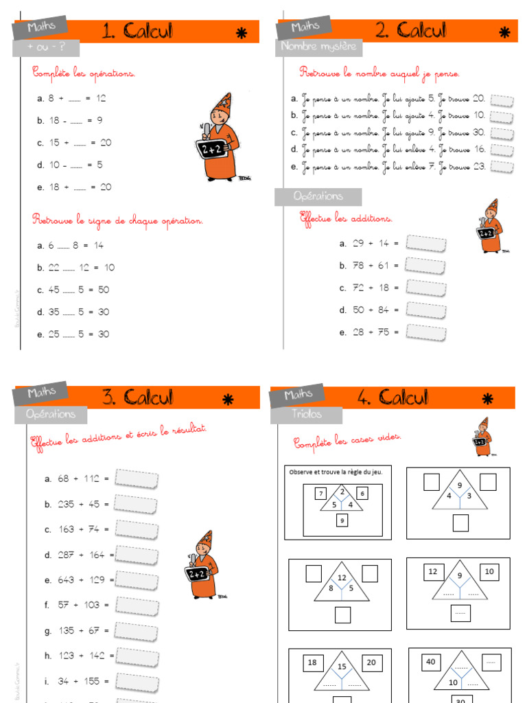 Rallye Maths CE1 : Exercices et Problèmes | PDF | Mathématiques