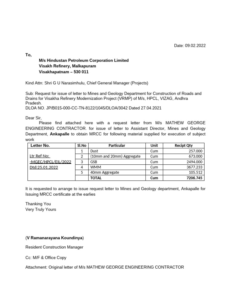 MGEC Royalty Letter | PDF