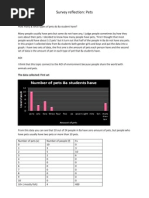 Bar Graph of Class Pets Data | PDF