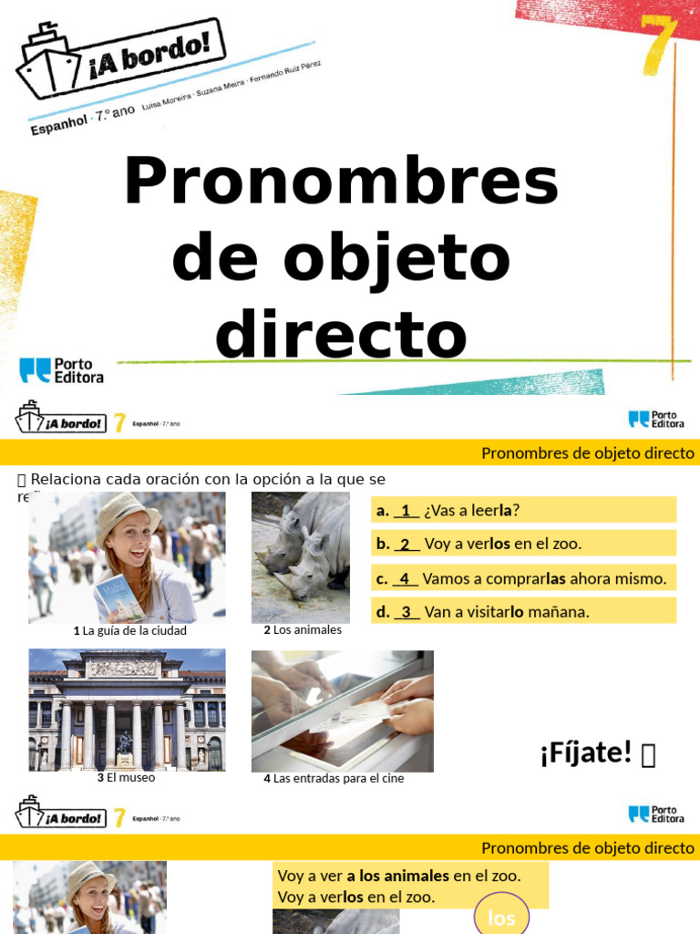 Bord7 Pronombres Objeto Directo | PDF