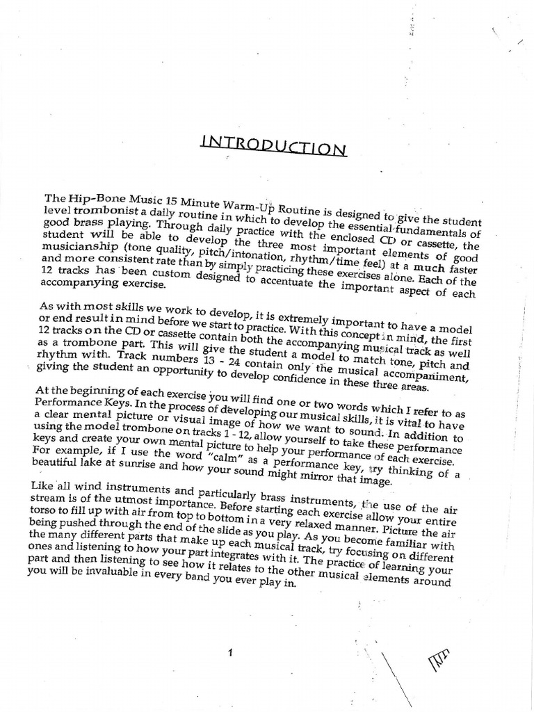 15 Minute Warm Ups | PDF