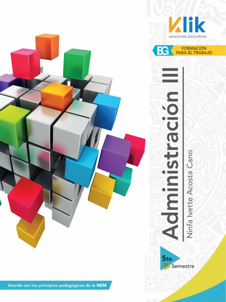 Libro de Texto Administracion III - Klik | PDF