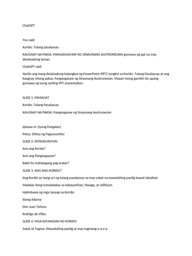 Grade 7 Austronesian | PDF