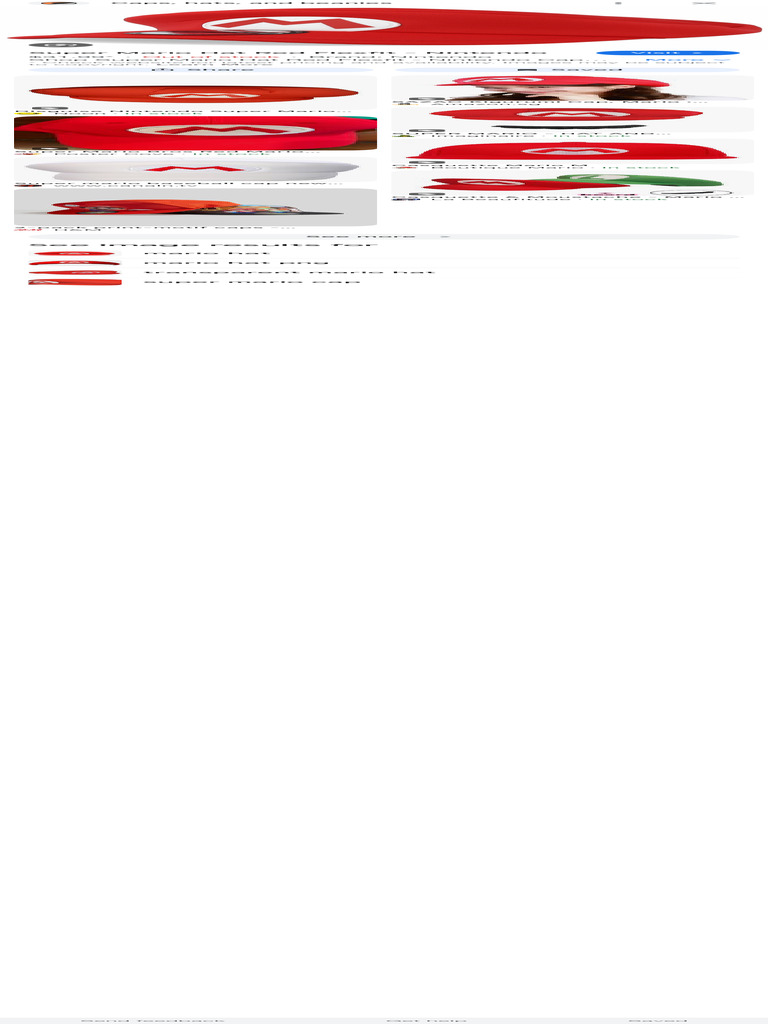 Official Mario Hat Merchandise Guide | PDF | Mario | Nintendo
