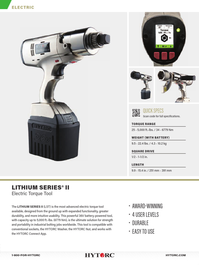 Lithium Series II Extended Cut Sheet | PDF | Nut (Hardware) | Computing