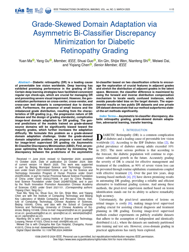 Grade-Skewed Domain Adaptation Via Asymmetric Bi-Classifier Discrepancy ...