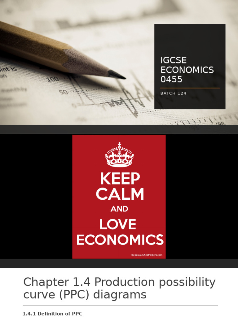 Igcse Econs 0455 - Chapter 1 Topic 4 | PDF | Economies | Economics