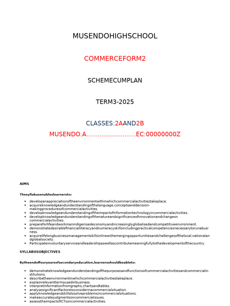 Commerce f2 | PDF | Educational Devices