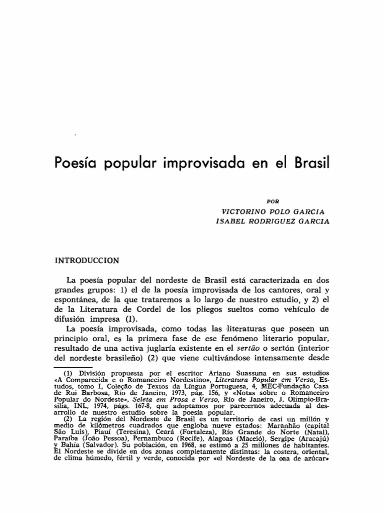 04 Poesia Popular Improvisada en El Brasil | PDF | Violín
