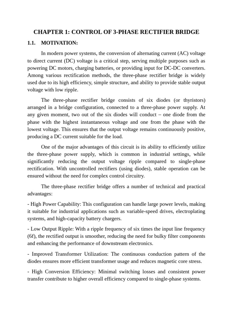 Chapter 1 | PDF | Rectifier | Power Inverter