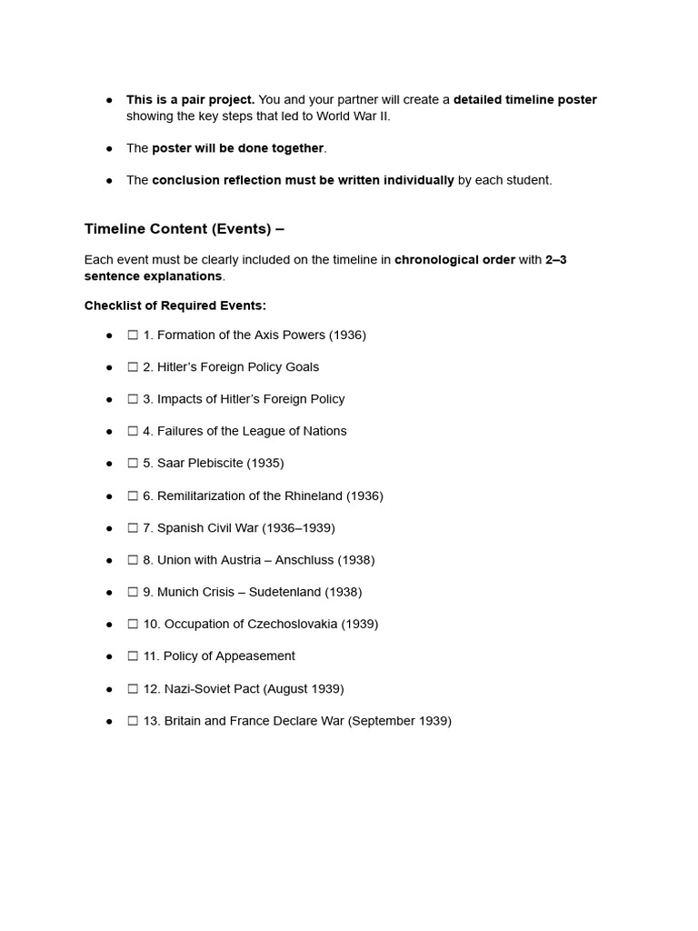 4S+TIMELINE+RUBRIC | PDF