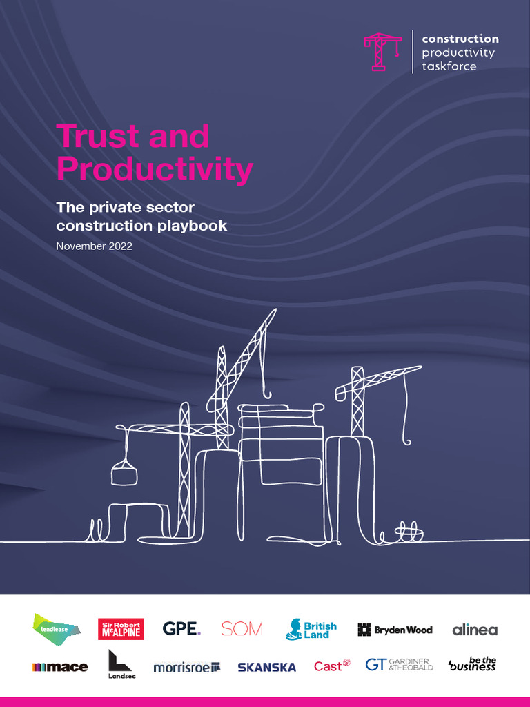 Productivity Taskforce - Private Sector Construction Playbook 2022 ...
