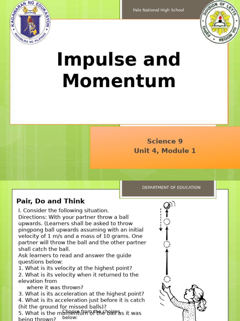 Momentum Presentation | PDF | Force | Airbag