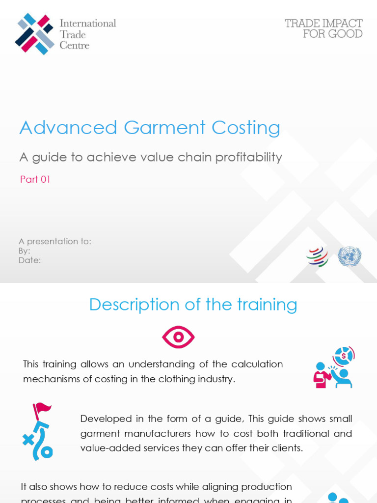01 Part 1 Traditional Garment Costing V1 - 25.11 | PDF | Knitting | Dyeing