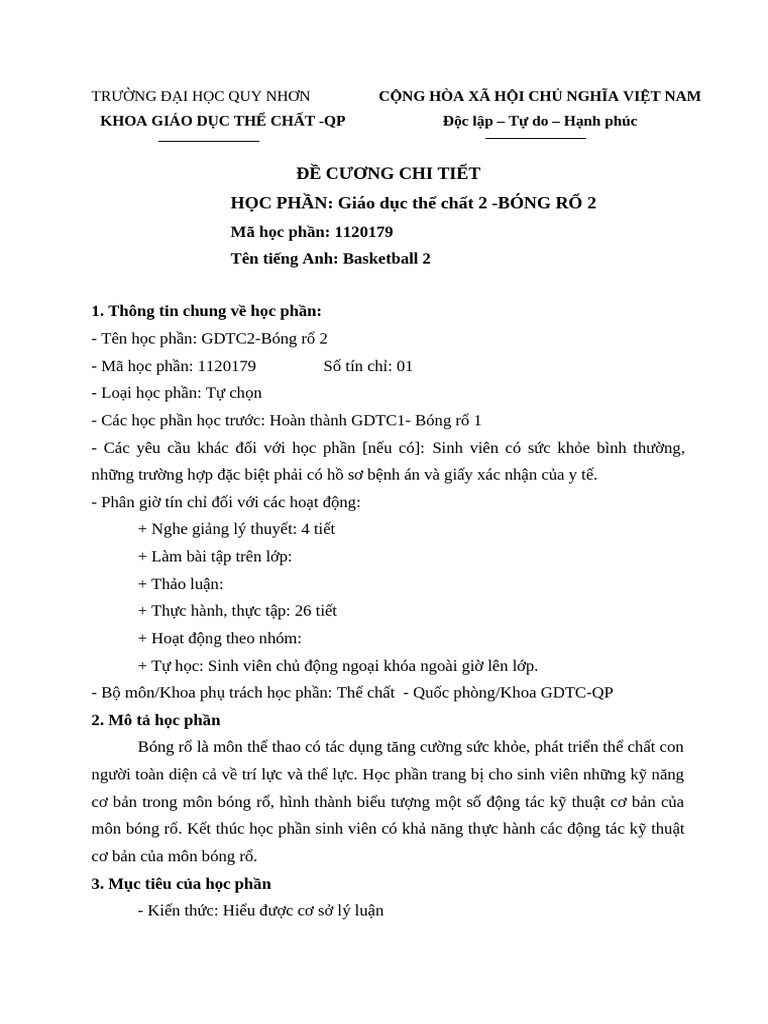 GDTC 2 - Bong Ro 2 | PDF