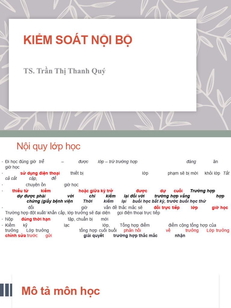 1.0. Tong Quan Ve KSNB | PDF