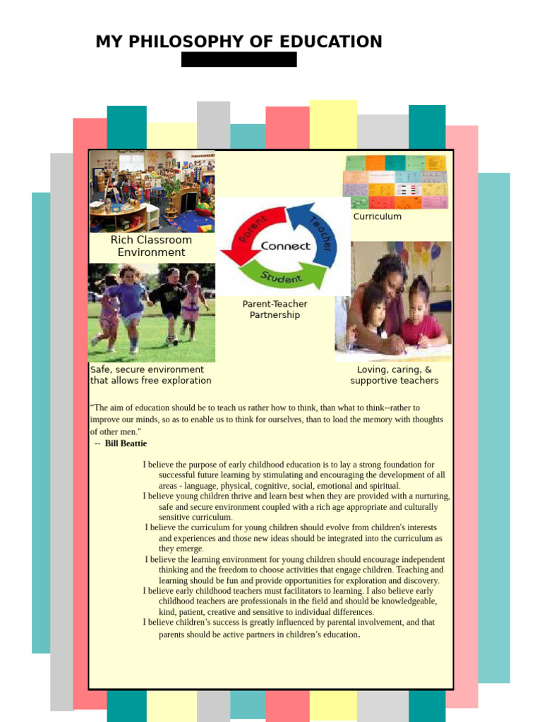 PHILOSOPHY OF EDUCATION Sample 1 | PDF
