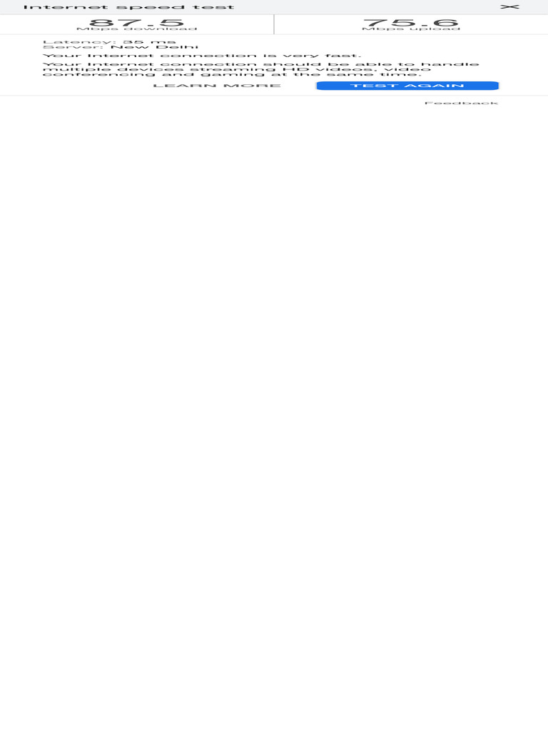 Network Speed Test - Google Search | PDF | Internet | Internet Access
