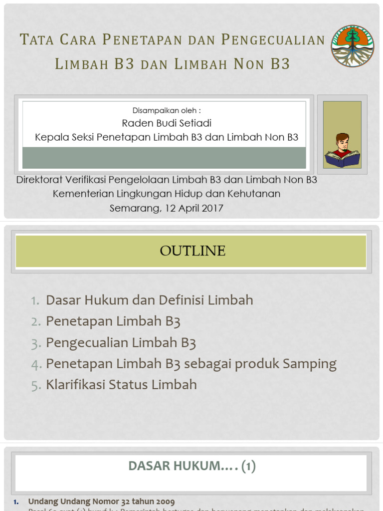Prosedur Penetapan Limbah B3 dan Non B3 | PDF
