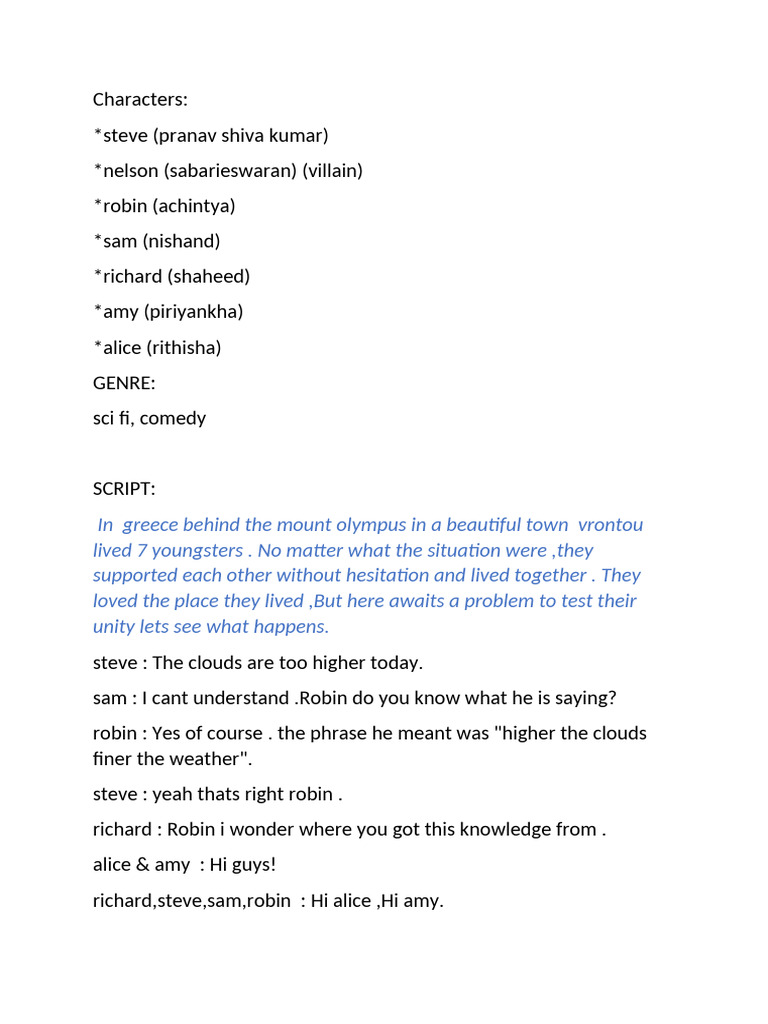 English Project | PDF