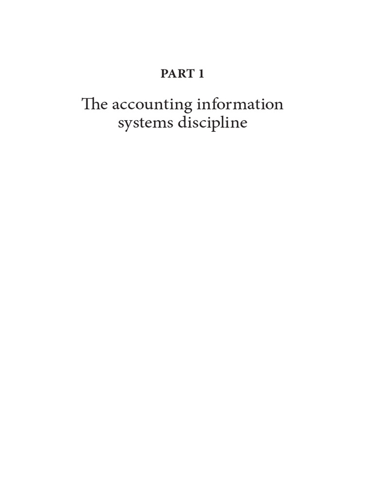 1 The Routledge Handbook of Accounting Information Systems | PDF ...