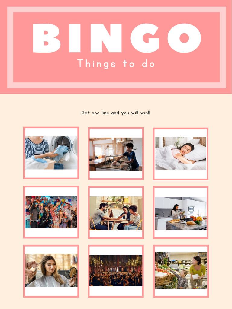 Bingo Things to Do | PDF