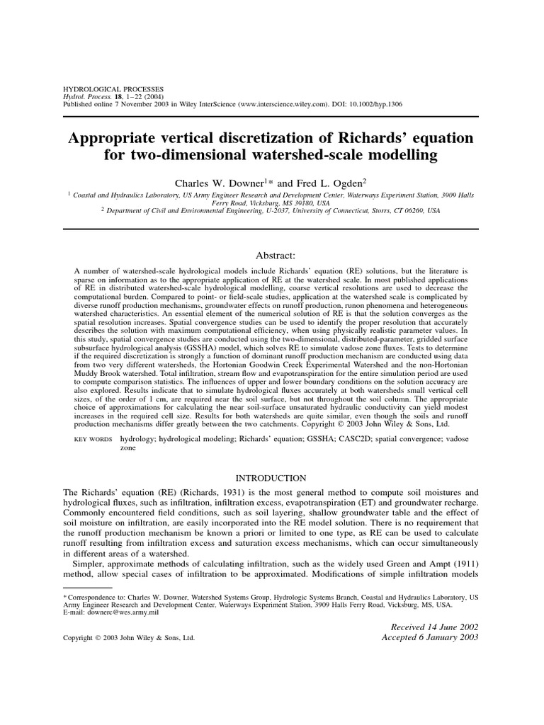 Hydro Process 01 | PDF | Hydrology | Surface Runoff