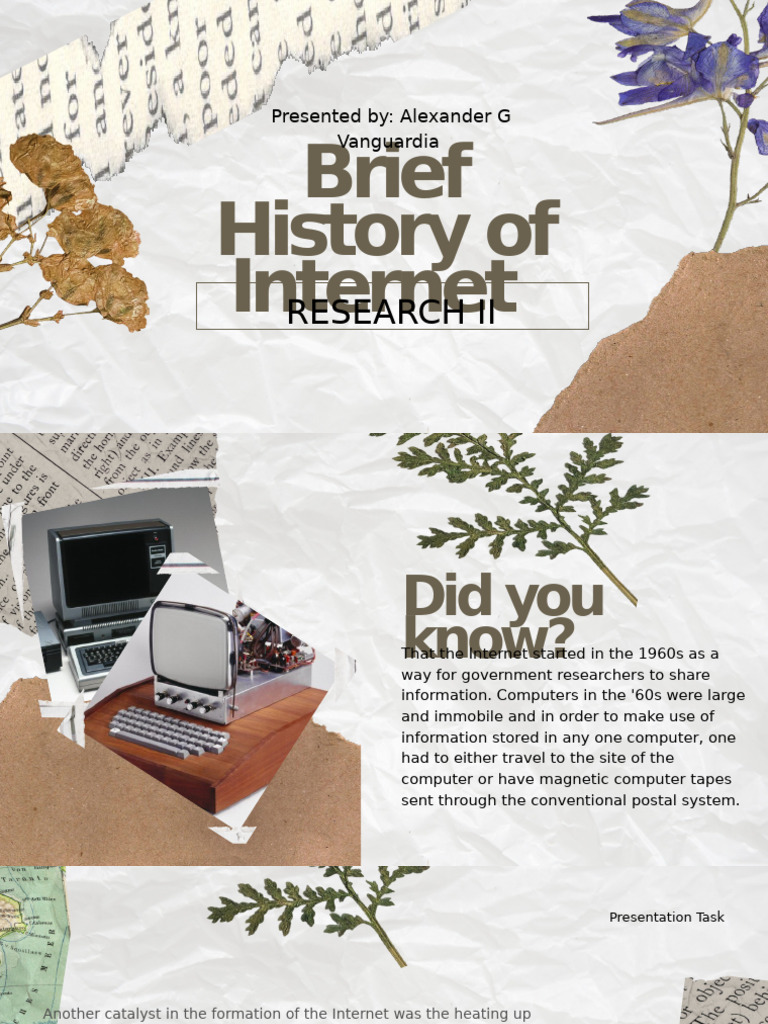 Brief History of Internet 20250730 173534 0000 | PDF
