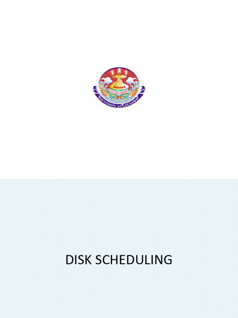 Disk Scheduling Algorithms Overview | PDF