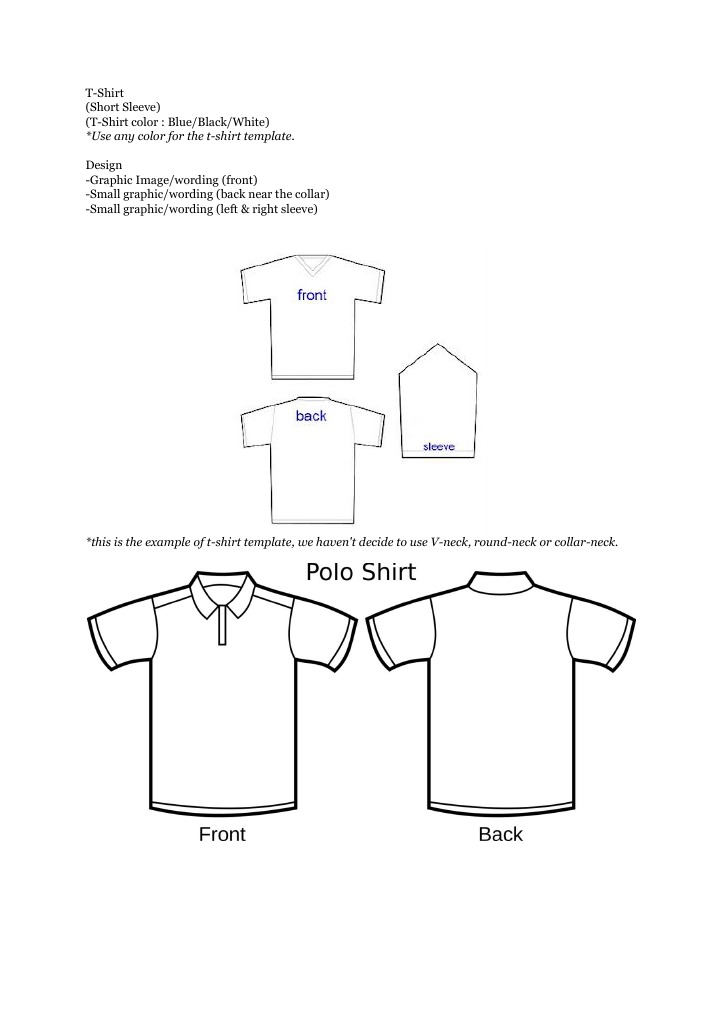 Customizable T-Shirt Design Template | PDF