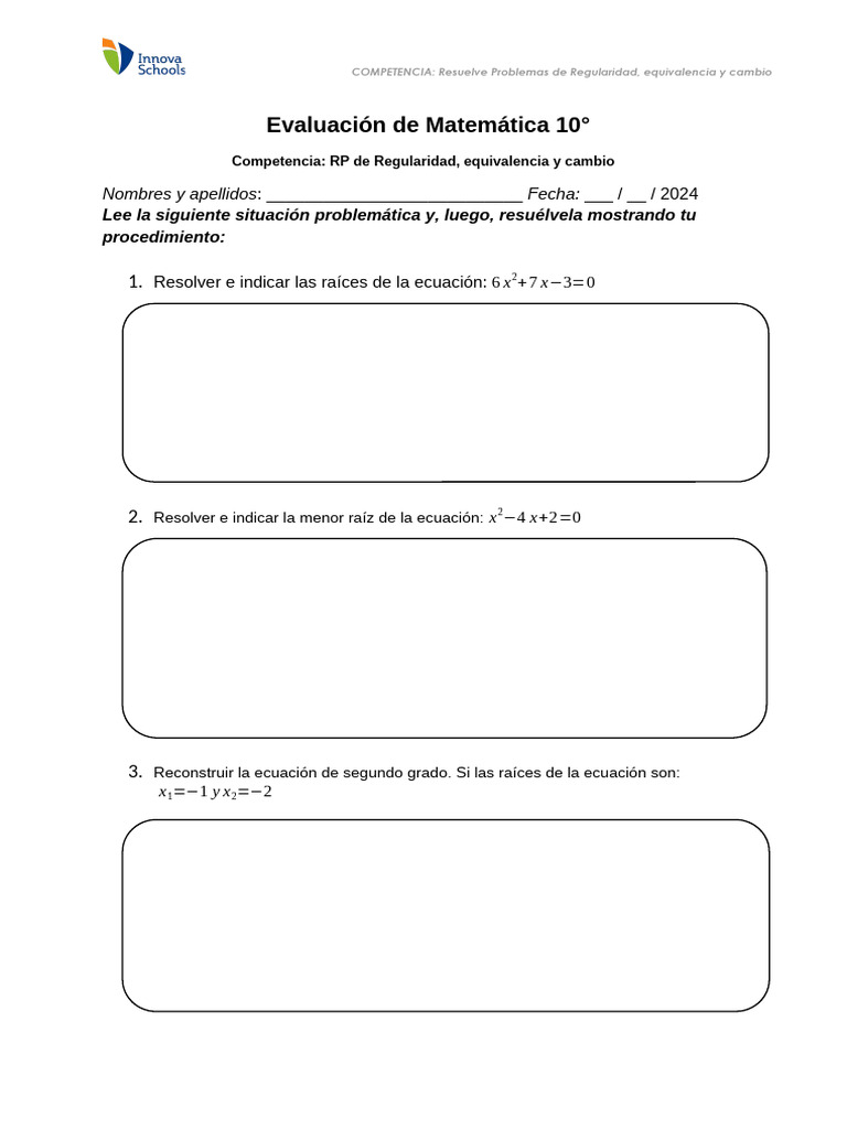 Problemas de Matemáticas de Regularidad | PDF