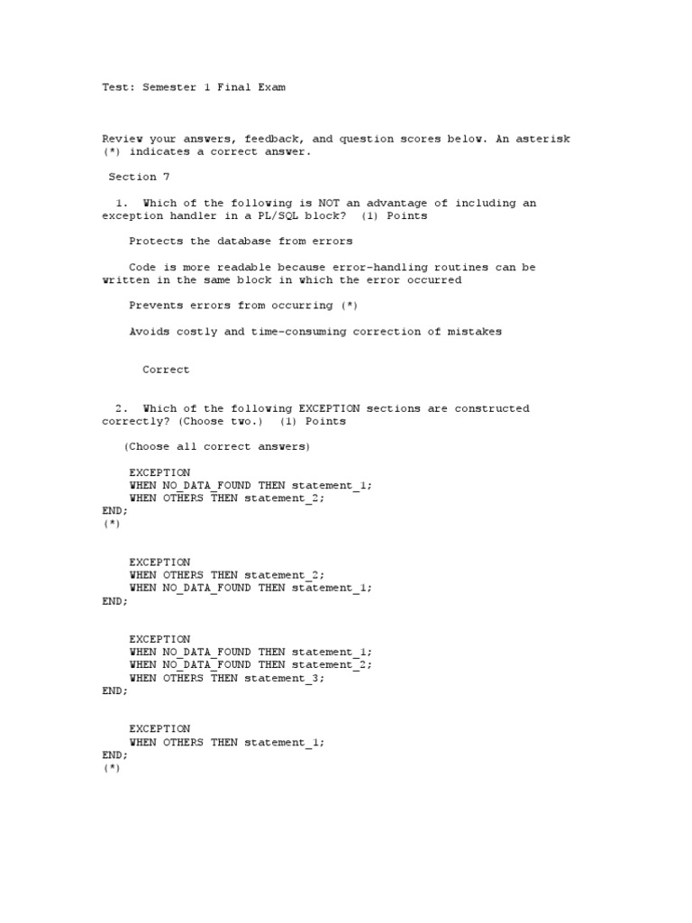 Test | PDF | Subroutine | Pl/Sql